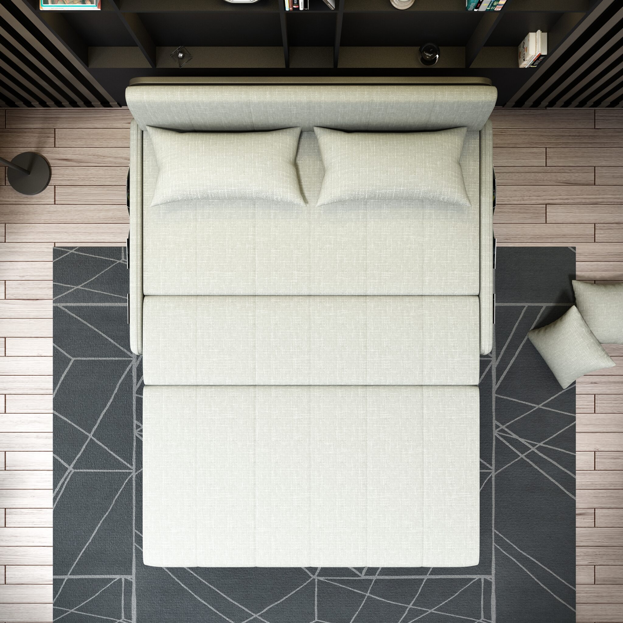 Bambillo Sitta Pullout Sofa Bed With Headboard (exclusive to Bambillo ...