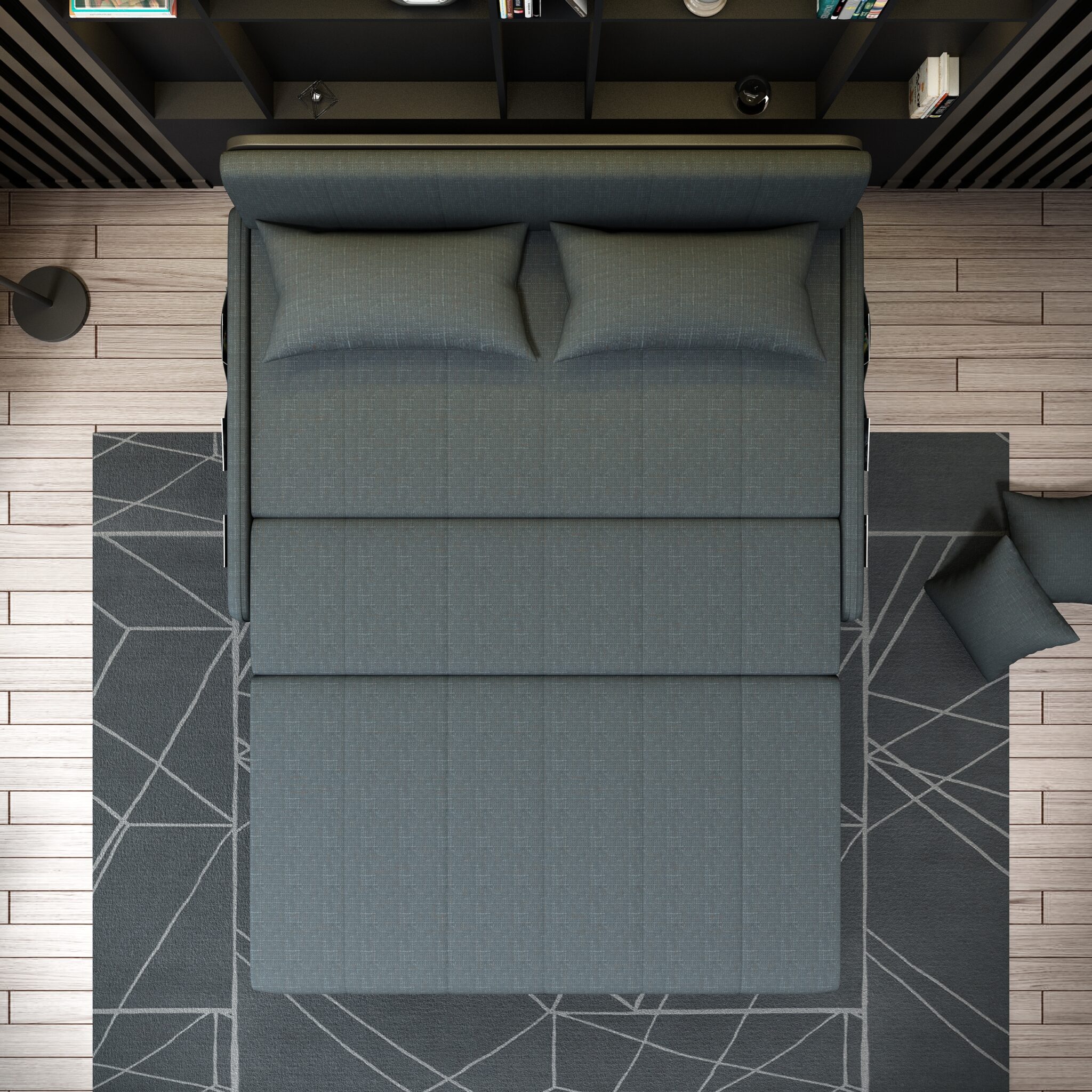 Bambillo Sitta Pullout Sofa Bed With Headboard (exclusive to Bambillo ...